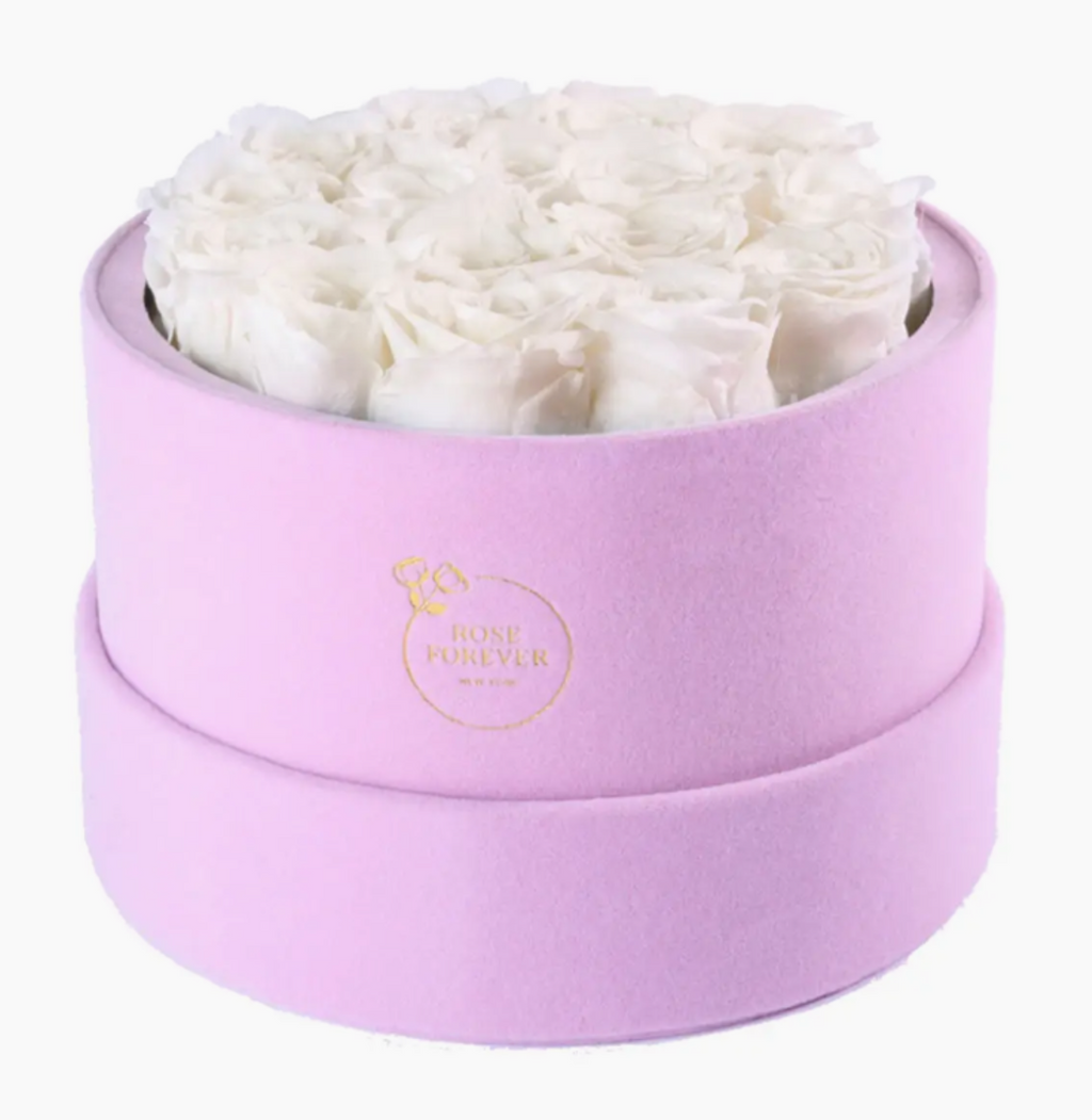 Passion Pink Suede Ivory 16 Roses Hará Nyc